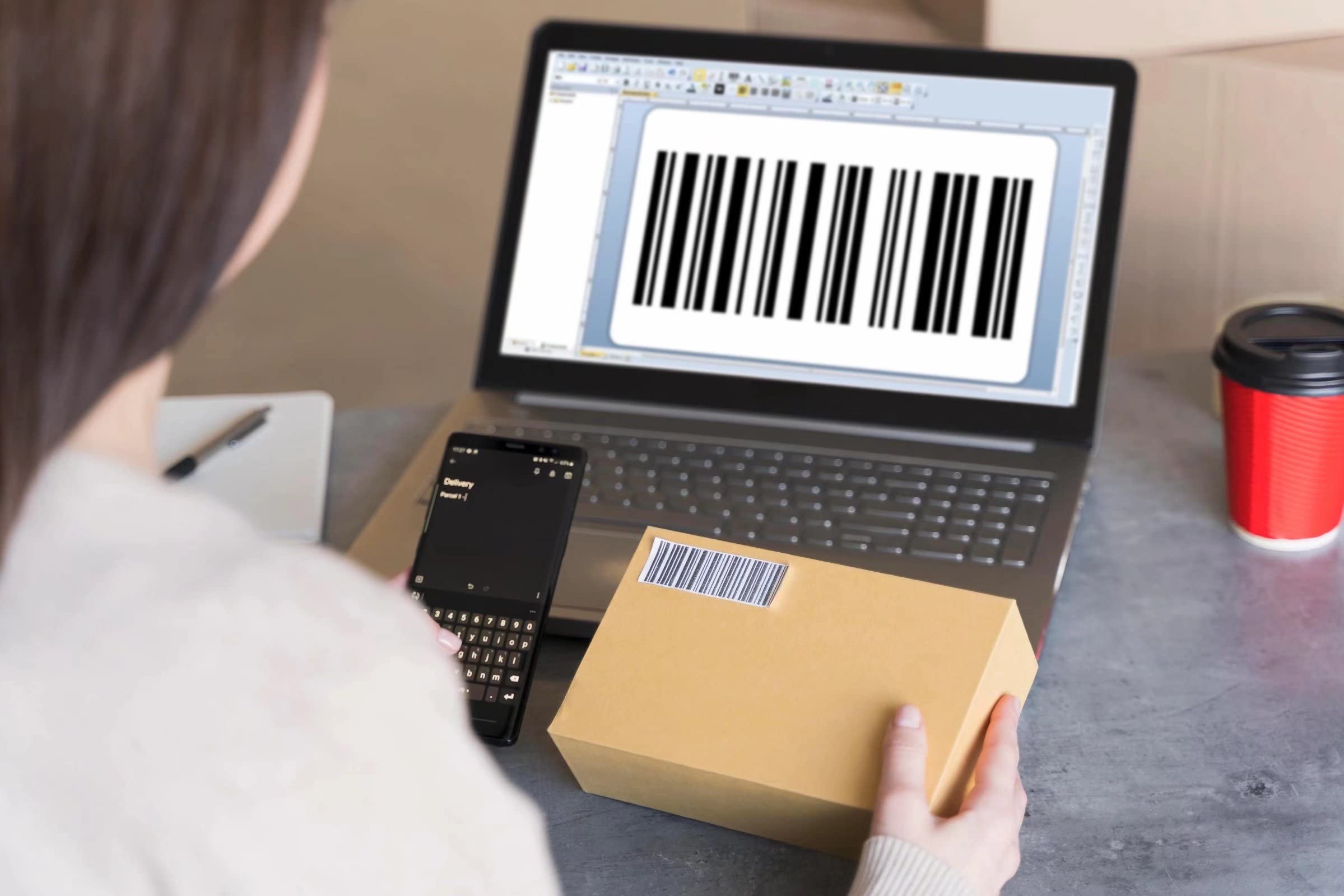 4 x 3 Shipping & Address Thermal Sticker Labels Compatible with Zebra & Rollo Label Printer Self-Adhesive Blank UPC 4inch x 3inch-500PCS BSL 0