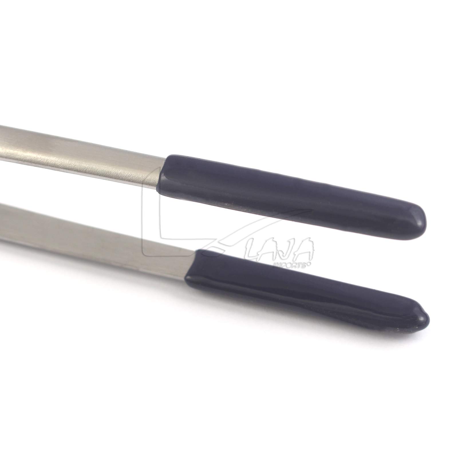 Laja Imports 8" Steam Tweezer Rubber Tips Steamer Ultrasonic Pvc Coated Non Marring Tips S.S. for Educational Use