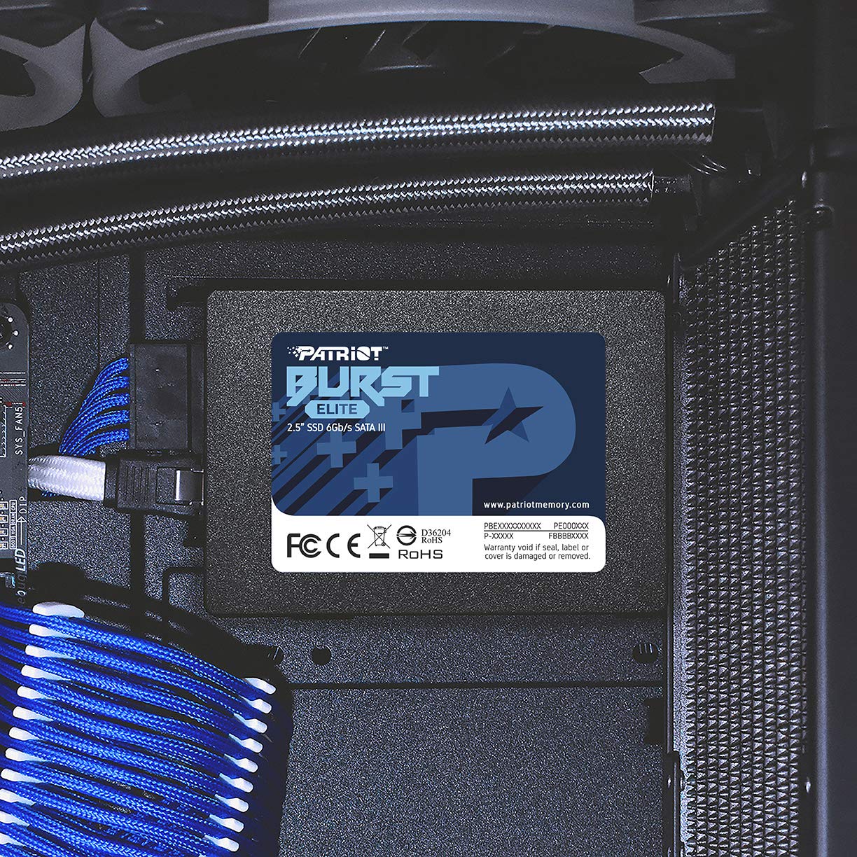 Patriot Burst Elite 1.92TB Internal SSD - SATA 3 2.5" - Solid State Drive - PBE192TS25SSDR