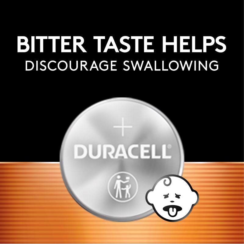 Button Cell Lithium Battery #2025, 4/Pk