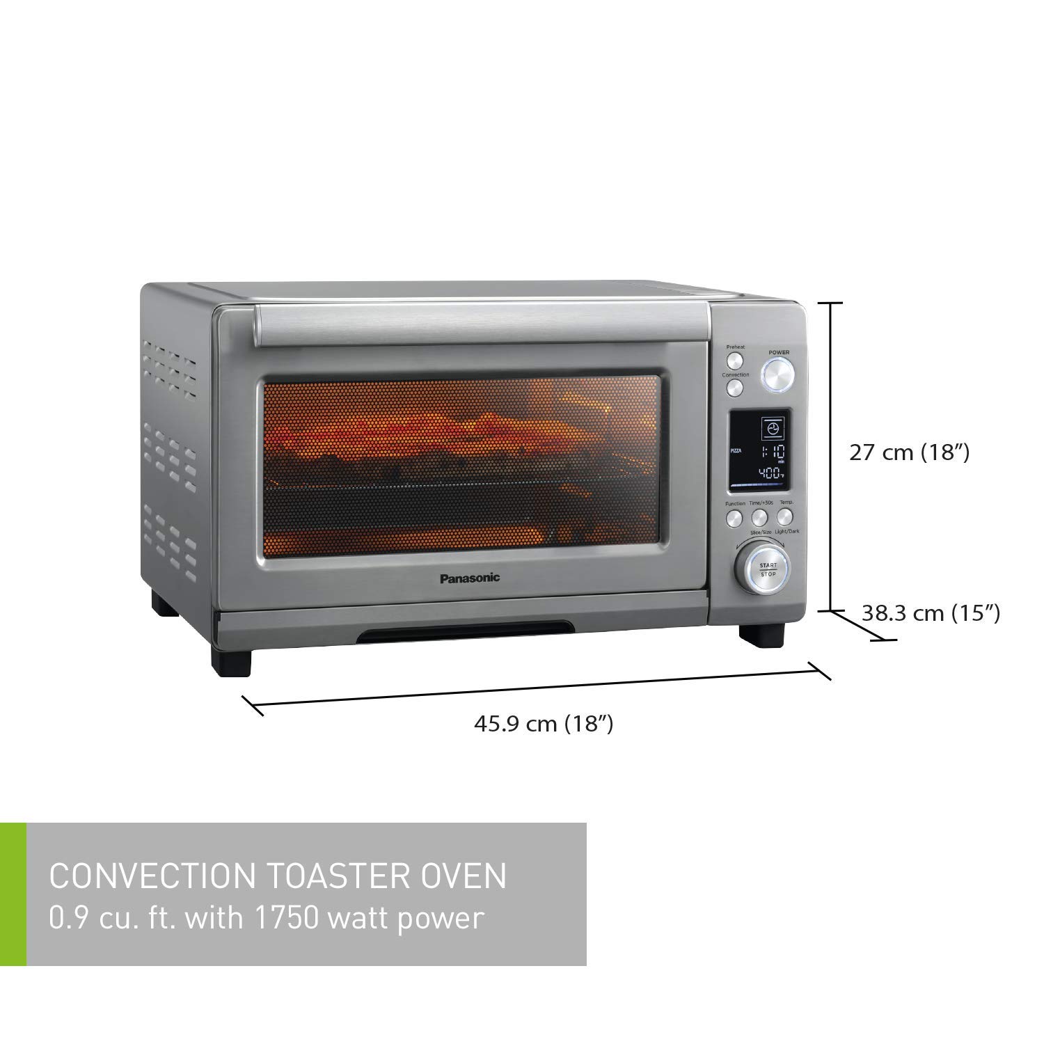 6 Slice Stainless Steel Toaster Oven