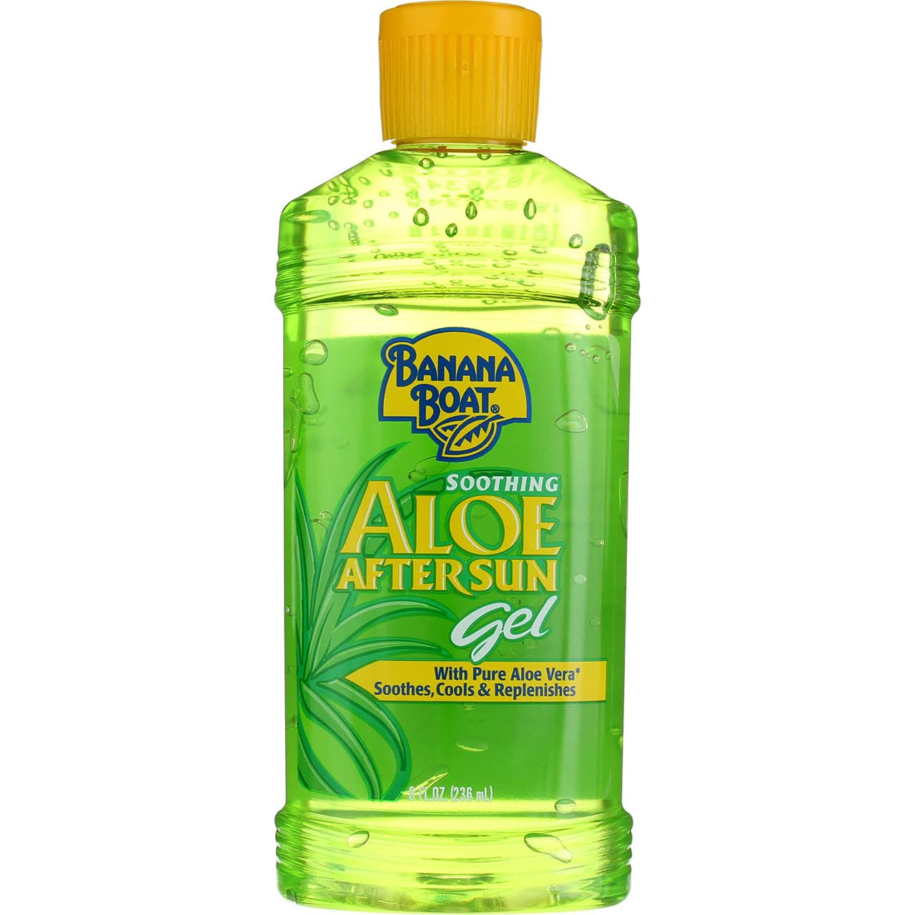 Banana Boat Aloe After Sun Gel 8 Ounce Soothing (Pack of 2)