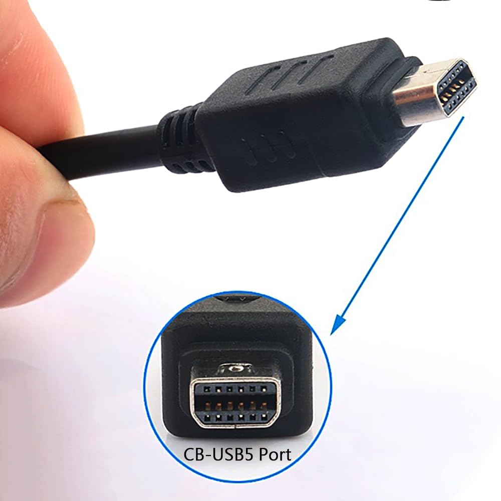 USB Camera Data/Charge Cable Cord Replacement CB-USB5/USB6/USB8 Battery Charger for Olympus TG Series TG 830 TG860 TG-2, TG-310, TG-320, TG-610,
C-170 C-180 C-480 C-500,Pen-E Series,Traveller Series