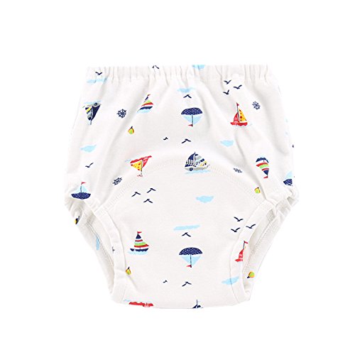 Yealoo 6pcs Baby Infant Toddler Potty Training Pants Underwear Washable Underpants (3T)