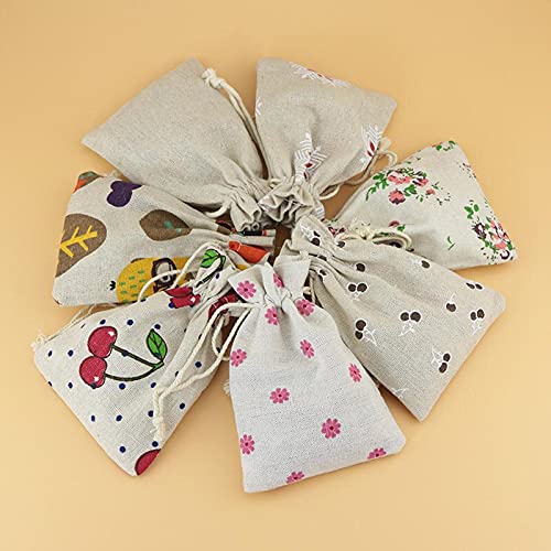 500Pcs Multi Colors Styles Drawstring Jewelry Bag Cotton Cloth Gift Bags 1014cm Gifts Packing