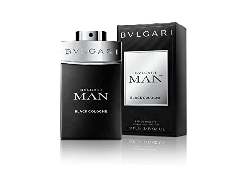 Bvlgari Man Cologne Eau de Toilette Spray, Black, 3.4 Ounce