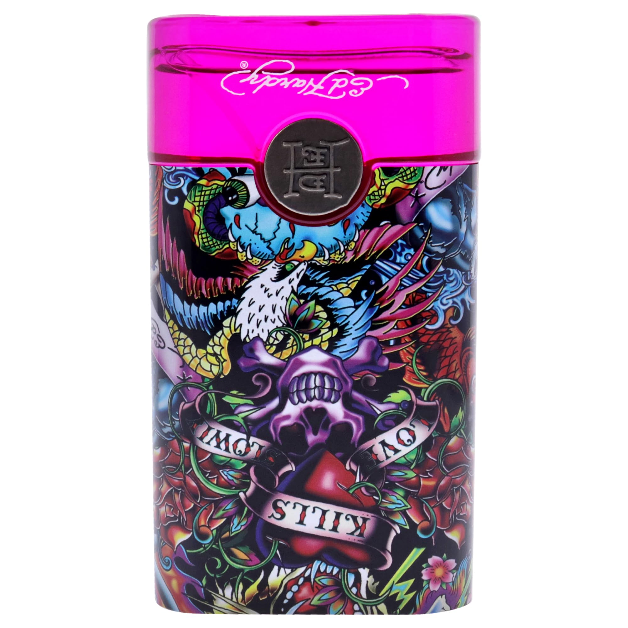 Christian Audigier Hardy Hearts & Daggers Eau De Parfum Spray for Women, 3.4 Ounce