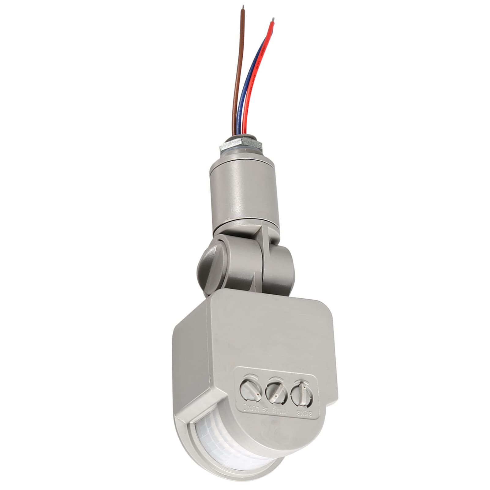 FTVOGUE Outdoor 90~250V 180 Degree Infrared PIR Motion Sensor Detector Wall Light Switch Gray