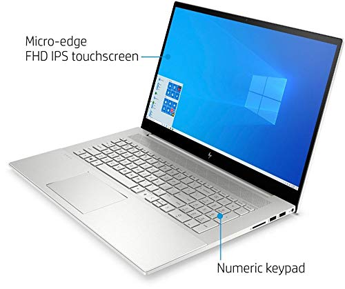 Newest HP Envy 17t Touch(10th Gen Intel i7-1065G7, 32GB DDR4 RAM, 1TB PCI NVMe SSD, NVIDIA GeForce 4GB GDDR5, Windows 10 Professional, 3 Years McAfee Security Key) Bang & Olufsen 17.3" Laptop PC