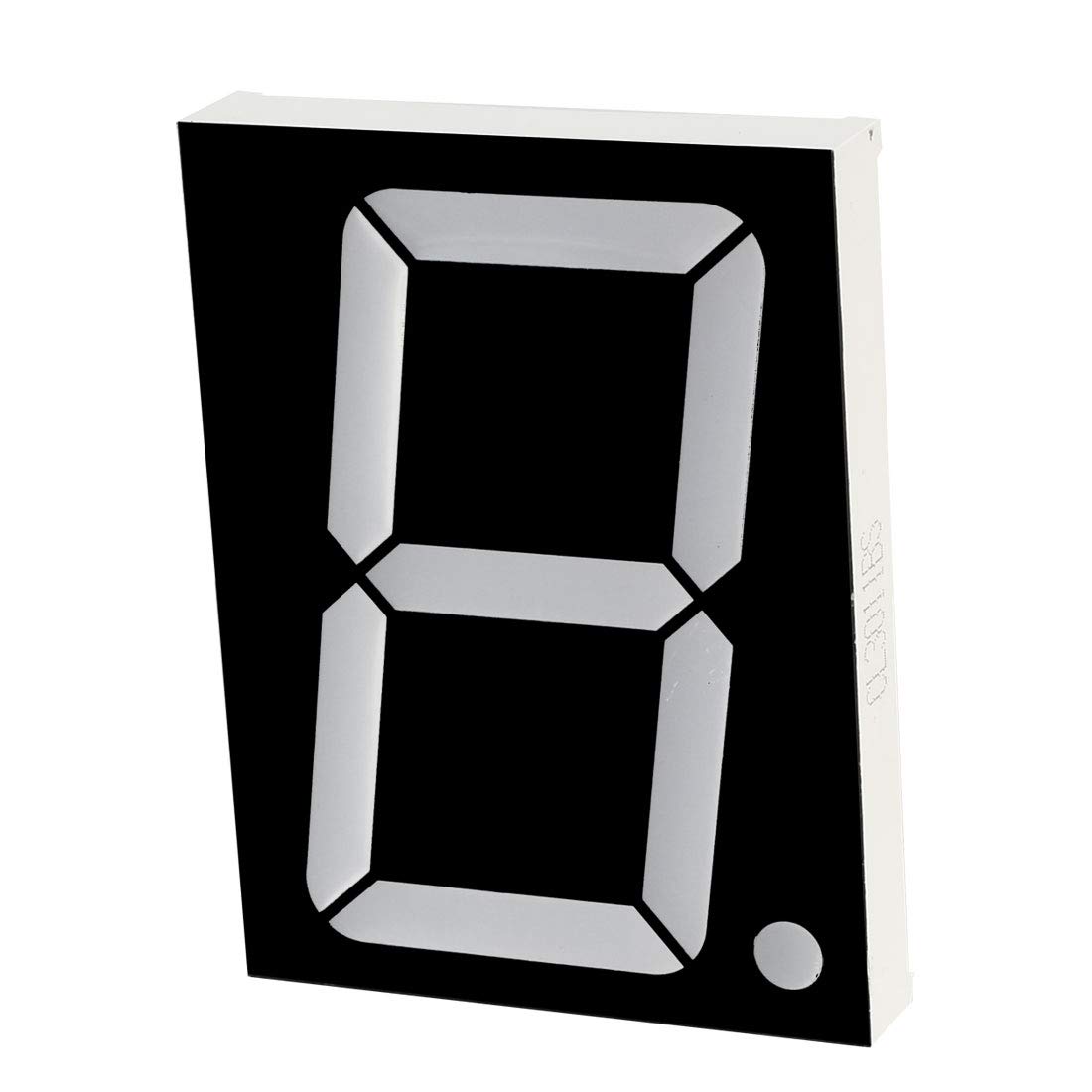 uxcell Common Anode 10 Pin 1 Bit 7 Segment Display 3.39 x 2.56 x 0.47 Inch 3" Red LED Display Digital Tube