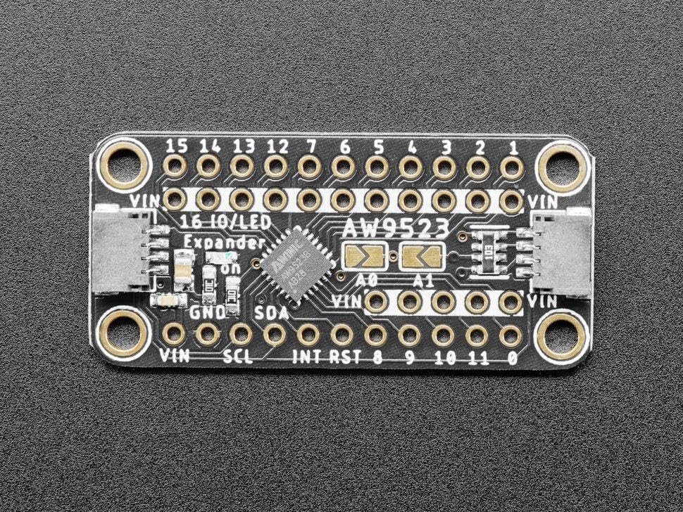 AW9523 GPIO Expander and LED Driver Breakout - Stemma QT/Qwiic Adafruit 4886
