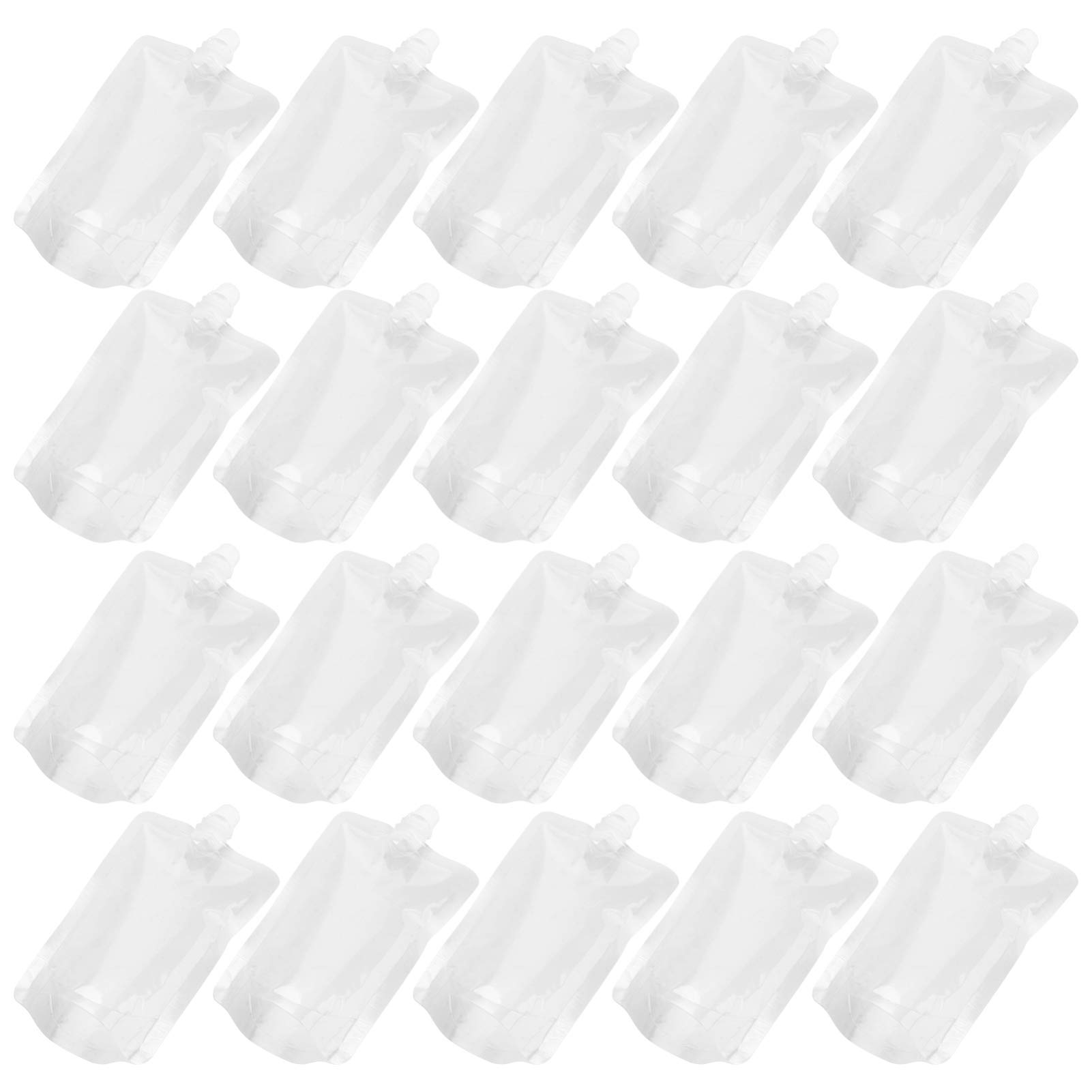 50pcs 250ml Drink Pouches Bags Drinks Flasks Juice Bags Flasks Cruise Pouch Stand up Drink Container for Cold Hot Drinks