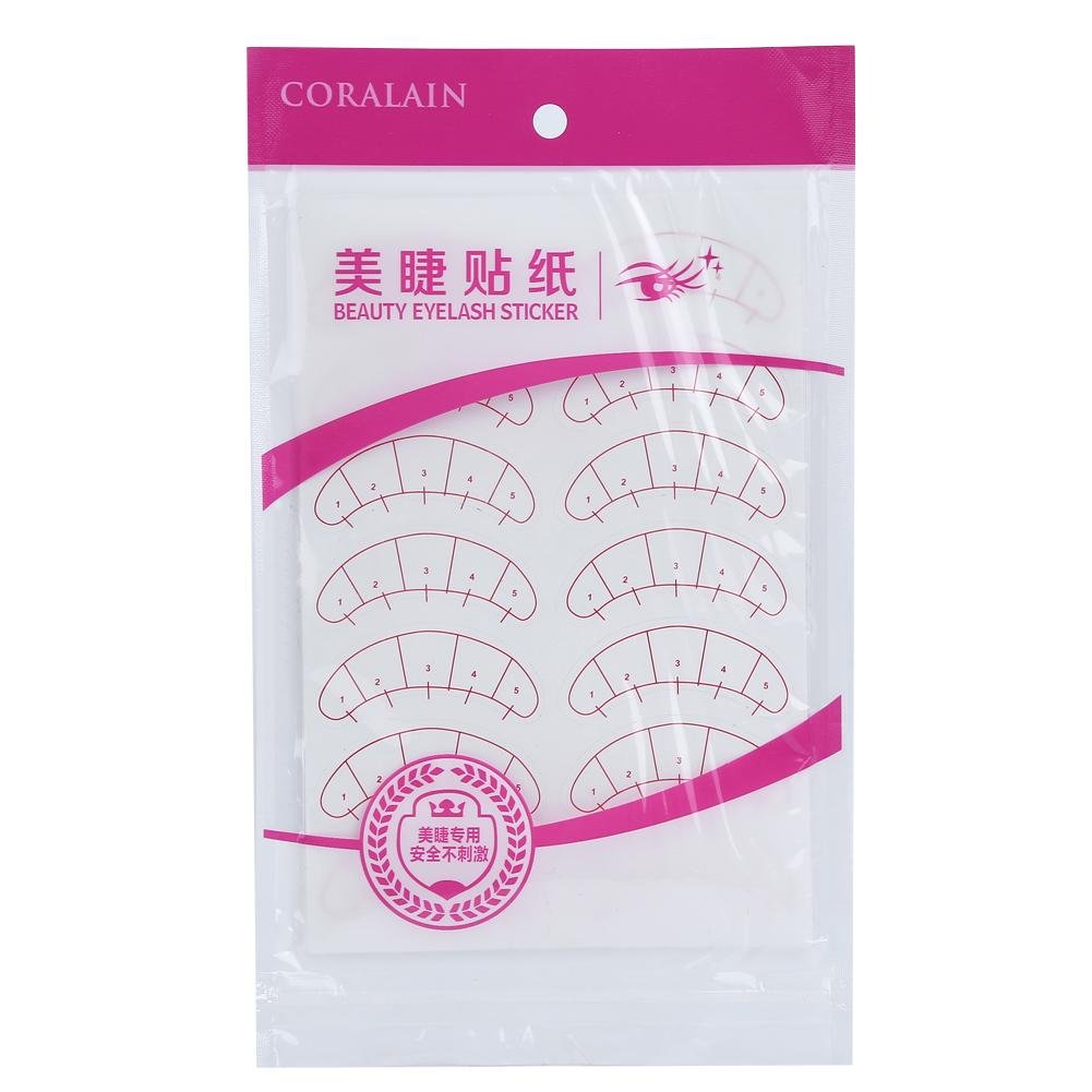 DEWIN Eye Mapping Stickers, Lash Map Under Eye Stickers Eyelashes Stickers for Lash Beginner Training and Practice 140 Pcs / 10-Sheets