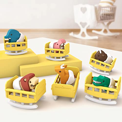 Comfy Hour Compatible for Halftoys Baby Animals Crocodile Model Set, 4-inch