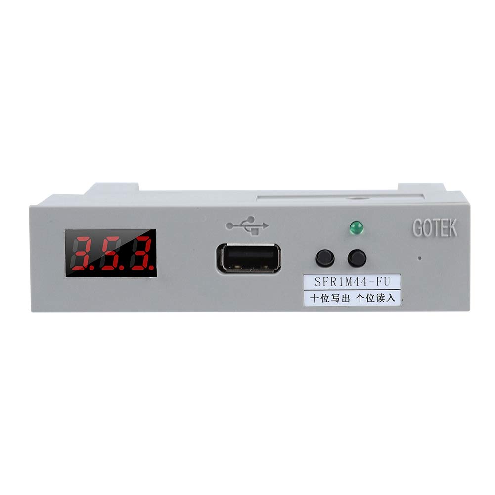 fosa Floppy & Tape Drives SFR1M44-FU USB Floppy Drive Emulator for Embroidery Machine Plug and Play Floppy to USB Converter with 3.5In 1.44MB 34-Pin Floppy Disk Driver Interface