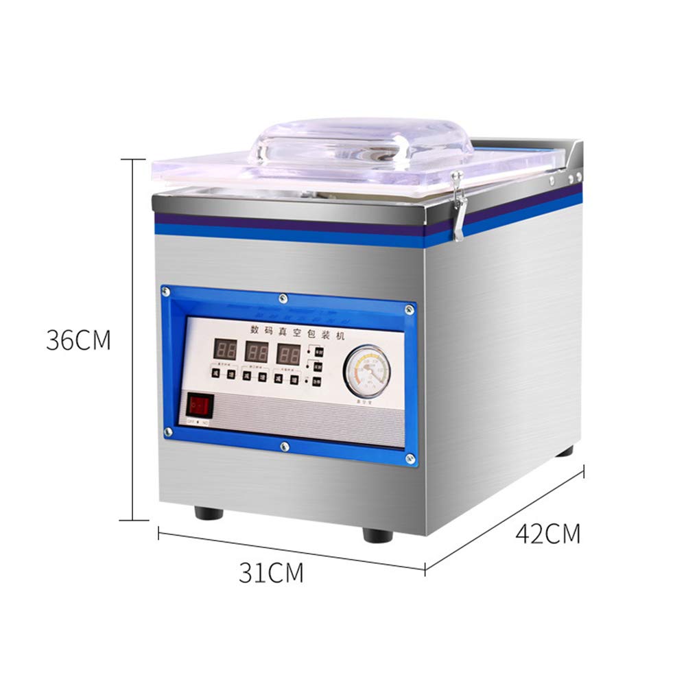 360W Chamber Vacuum Sealer Machine, 110V Commercial Kitchen Food Chamber Vacuum Sealer, with Micro Computer Control and Tight Buckle Design for Home Kitchen and Commercial