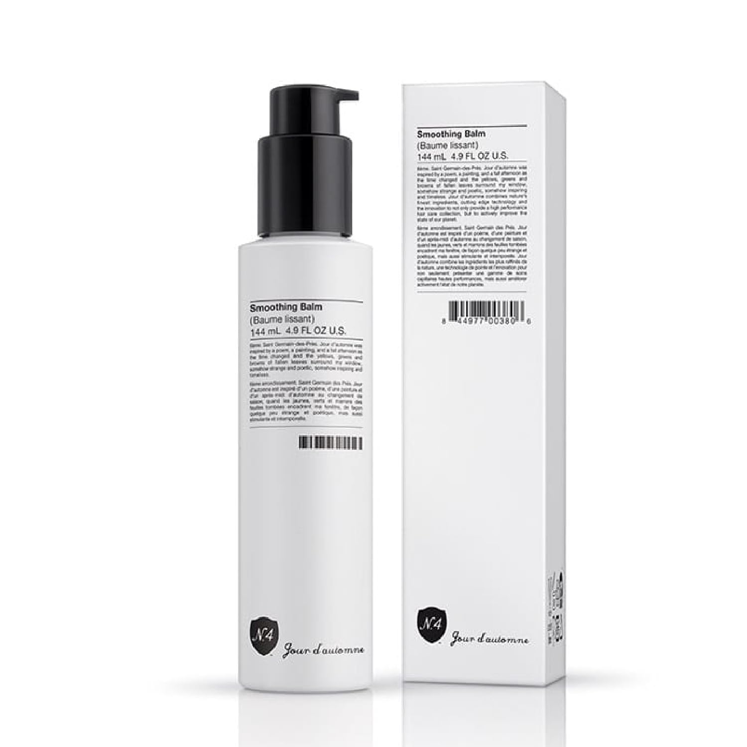 Number 4 Smoothing Hair Balm, Frizz Control Hair Products, Humidity Resistant Hair Treatment Styler, 4.9 oz