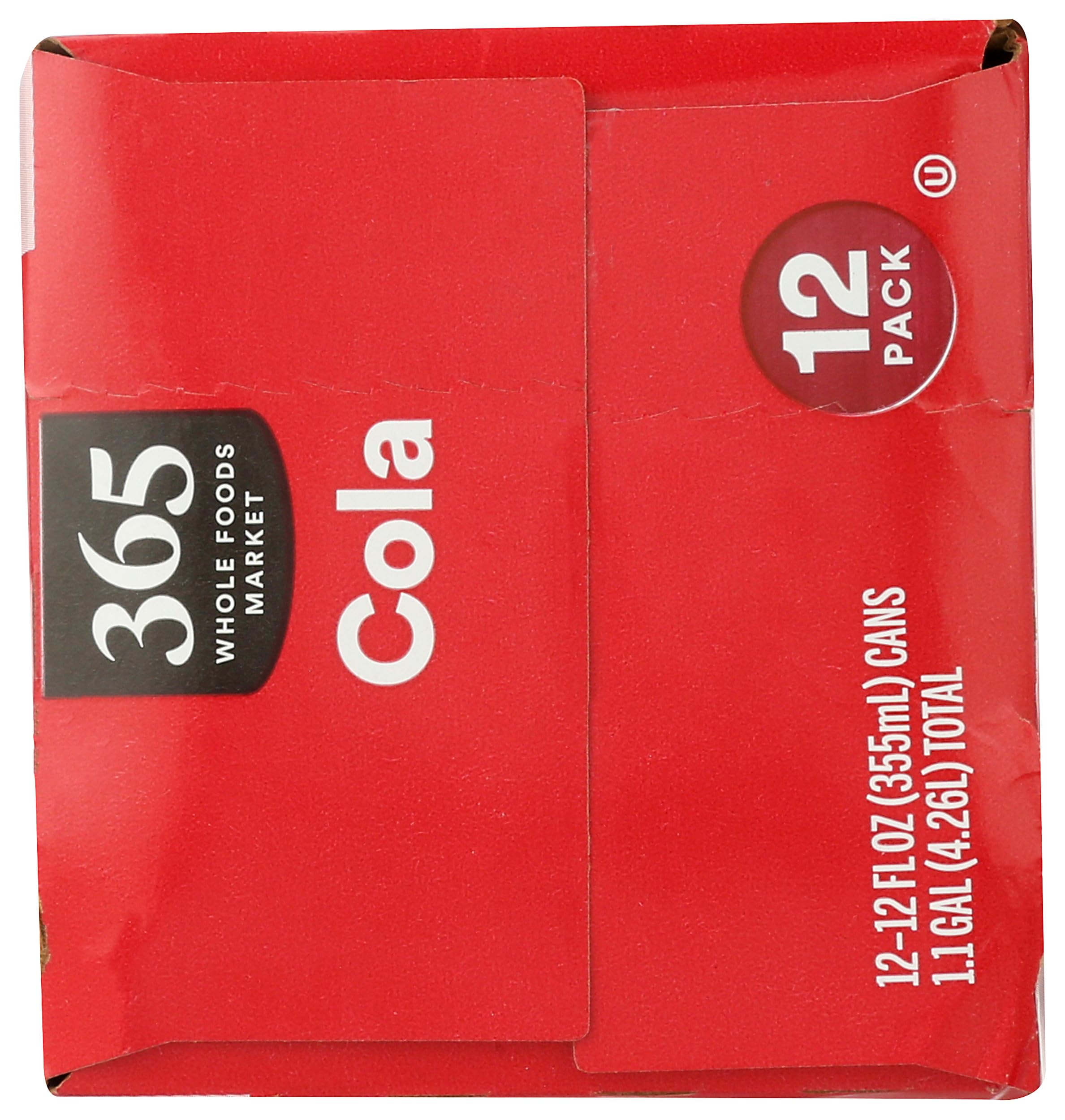365 by Whole Foods Market, Cola 12 Pack, 12 Fl Oz