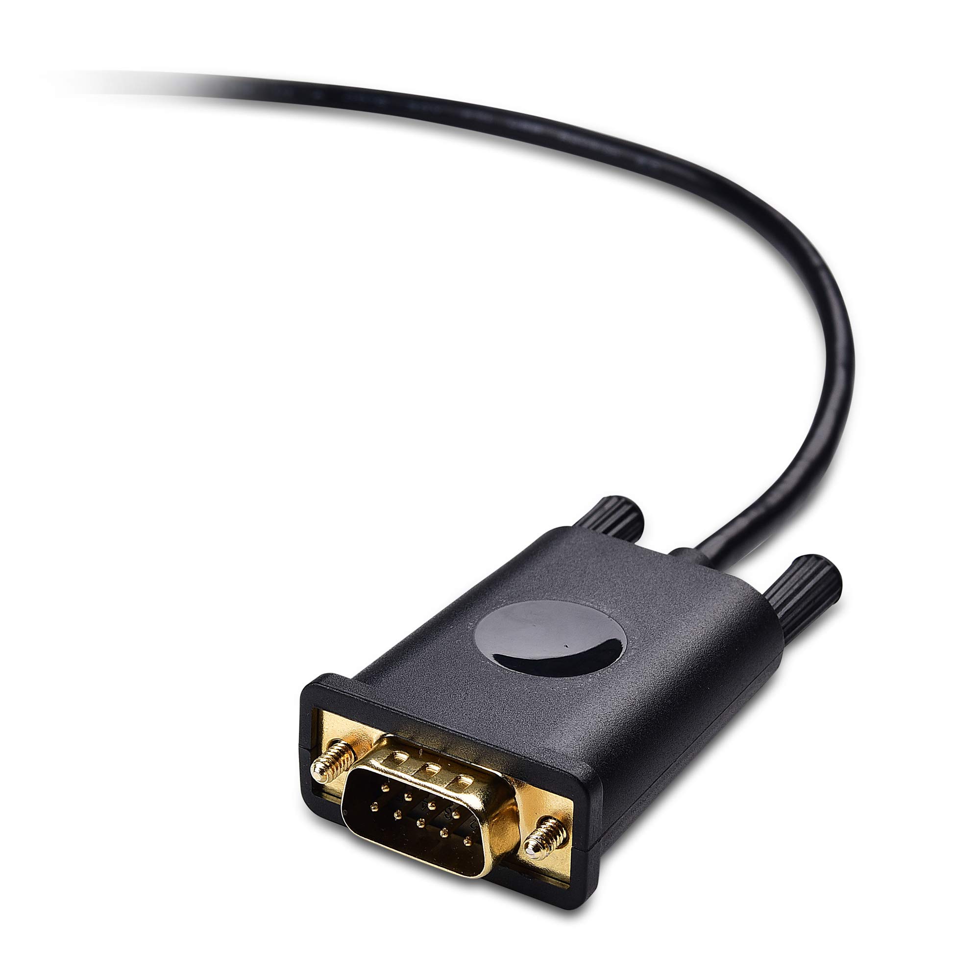 Cable Matters USB to Serial Adapter Male to Male Cable (RS232 to USB 2.0, Serial to USB, USB to DB9) 3 Feet, Support Windows 11/10/8/7/Vista/XP, macOS 11.0 or Later.