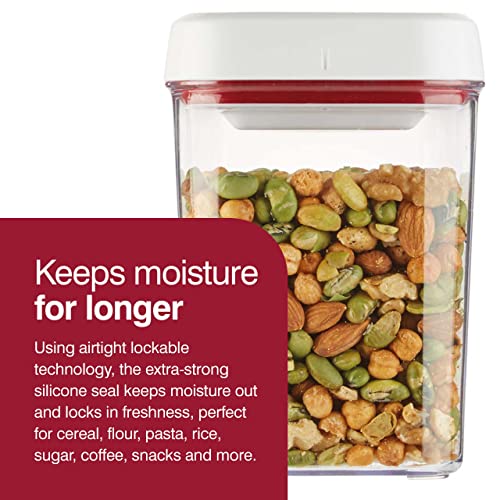 Zyliss Twist & Seal 33 oz. Storage Container - Airtight Food Storage Container - Coffee, Sugar, Cereal, Flour, Pasta and Snack Containers - BPA-Free Food Storage - 33 ounces (1.1qt)