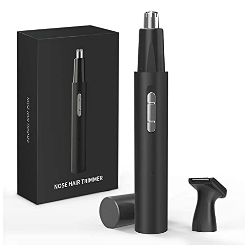 Ginity Ear and Nose Hair Trimmer,2024 Painless Eyebrow & Nose Hair Trimmer for Men Women,Rechargeable Trimmer with IPX7 Waterproof,Dual Edge Blades Clipper for Easy Cleansing Travel Size