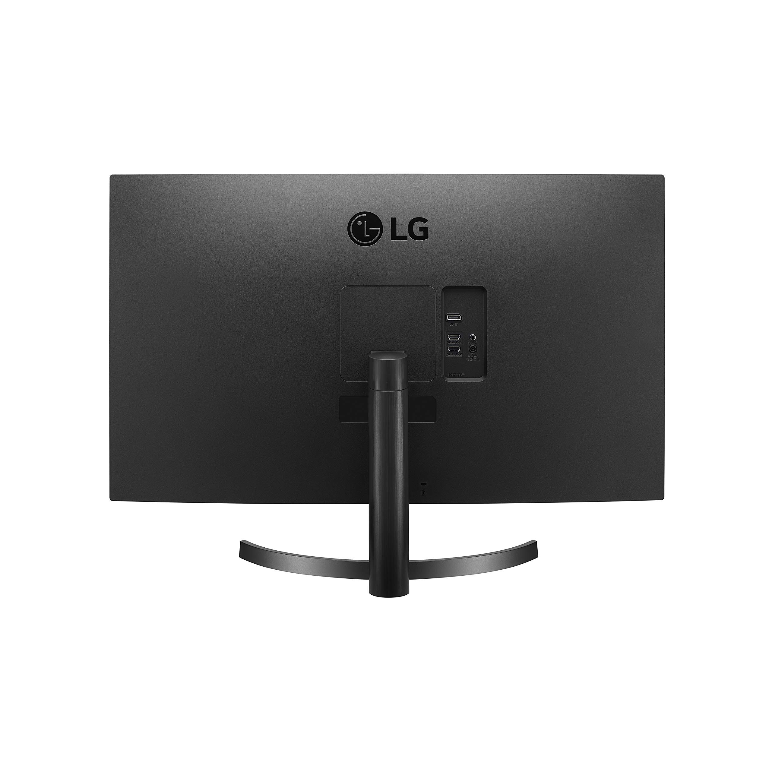 LG 27QN600-B 27” QHD (2560 x 1440) IPS Display with FreeSync, sRGB 99% Color Gamut, HDR10 with a 3-Side Virtually Borderless Design, Black (Renewed)