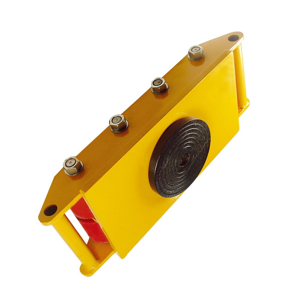Machinery Mover, Industrial Machinery Mover 26000lb 12T Machinery Skate Polyurethane Steel Rollers Cap with 8 Rollers 360°Rotation (12T)