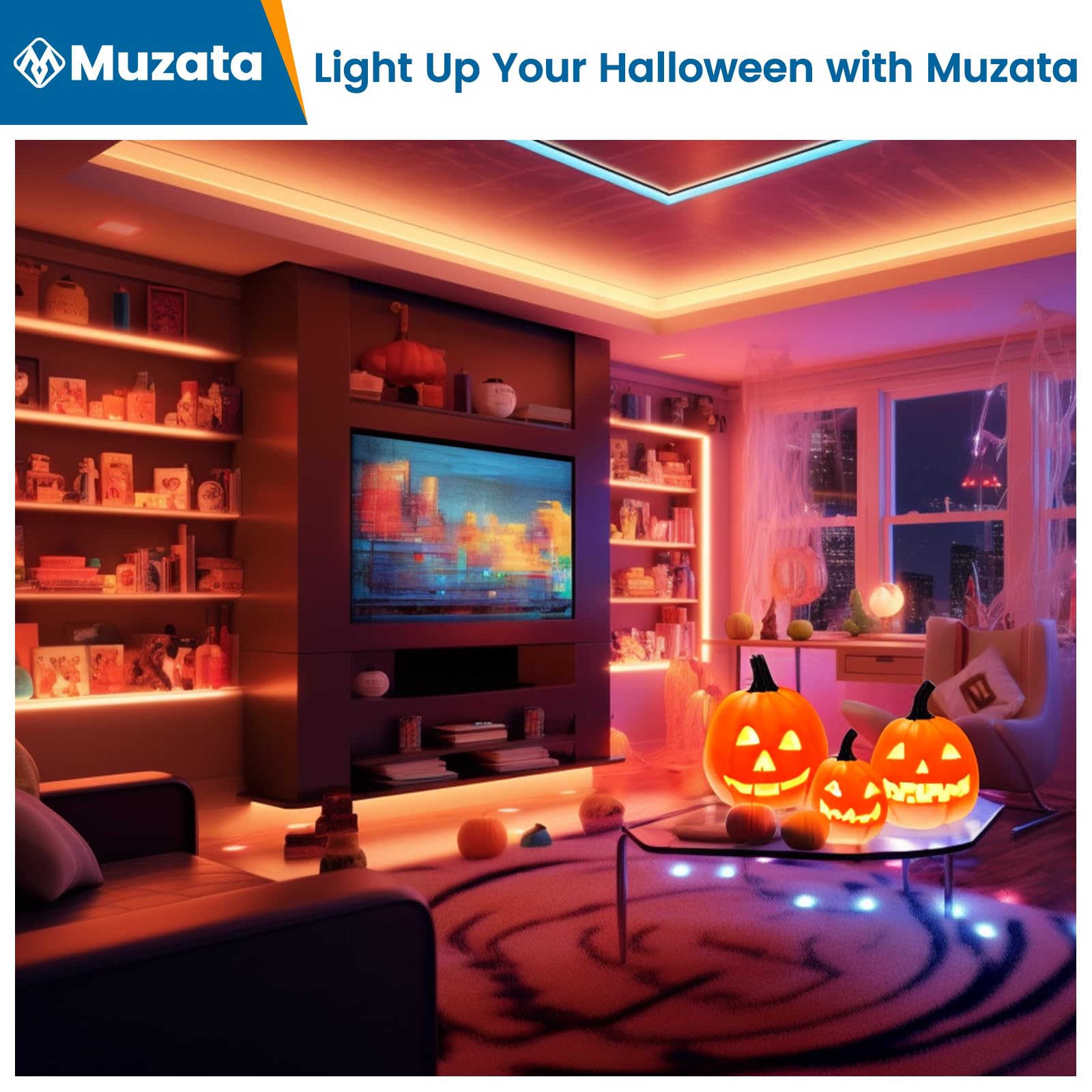 Muzata 10Pack 6.6FT/2M Wider LED Channel Black Aluminum LED Diffuser Channel with Milky White Cover U102 BW 2M