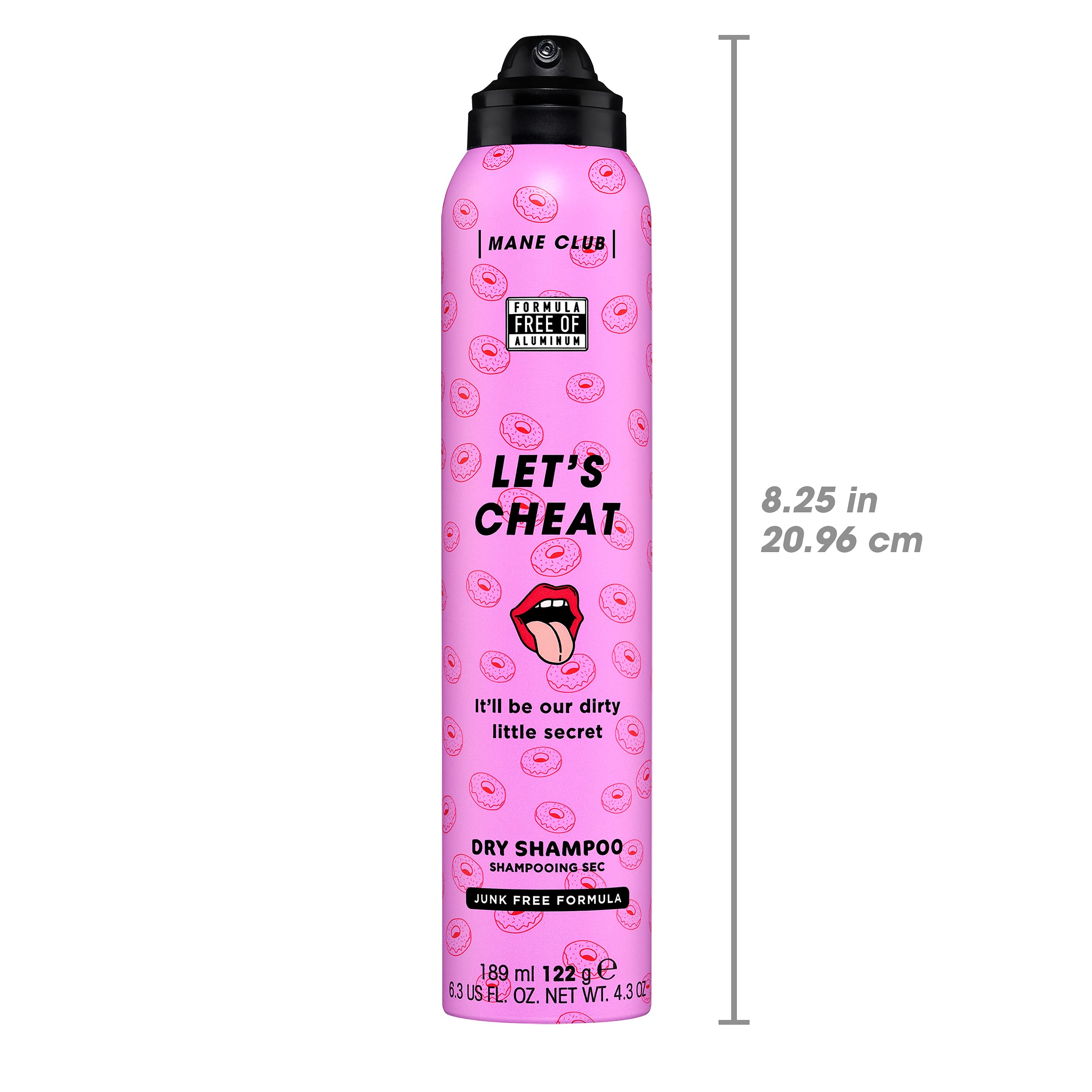 MANE CLUB Let's Cheat Dry Shampoo, cruelty free, vegan, no sulfates or parabens, 4.3 Oz