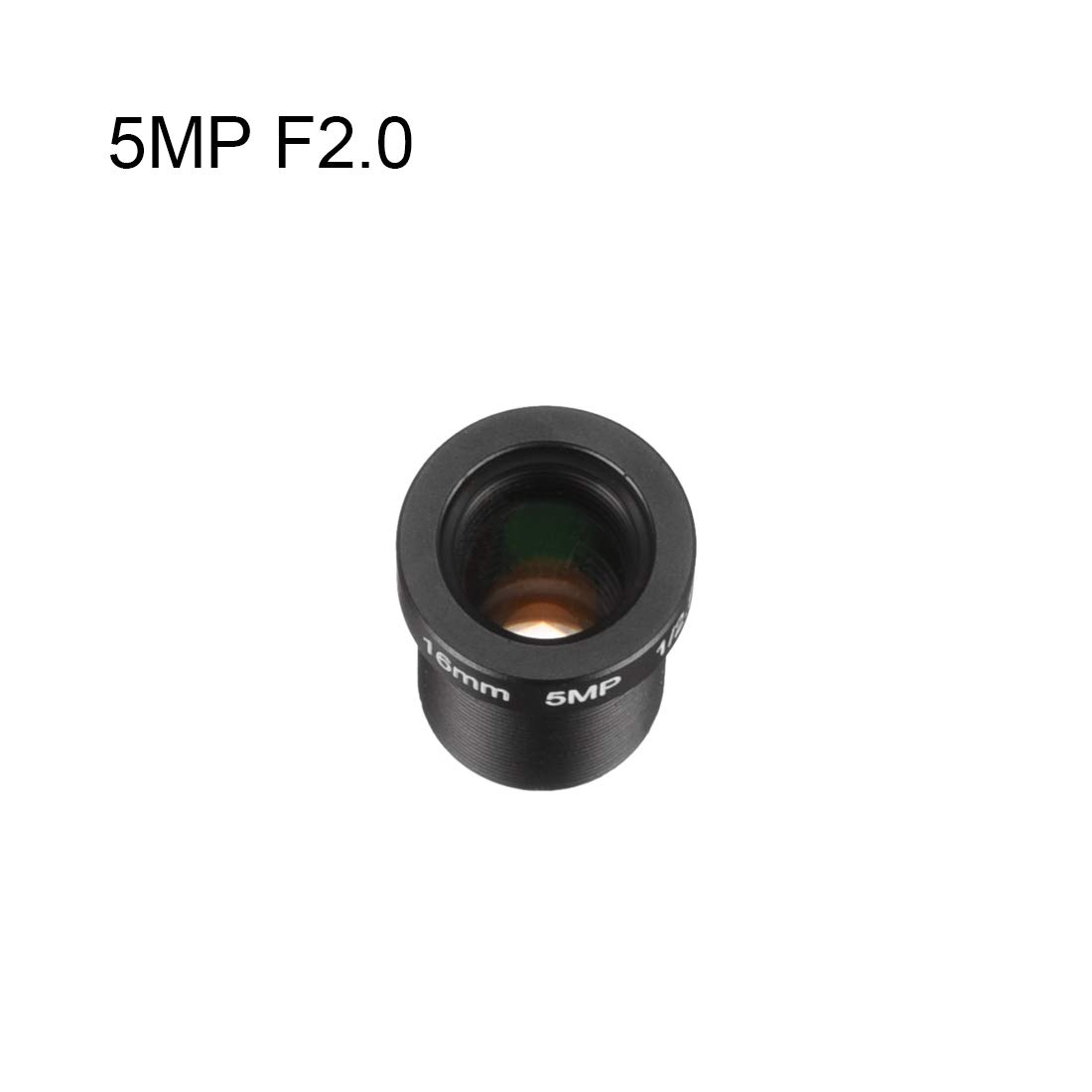 uxcell 16mm 5MP F2.0 FPV CCTV Camera Lens Wide Angle for CCD Camera