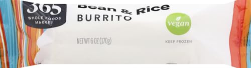 365 by Whole Foods Market, Burrito Bean Rice, 6 Ounce
