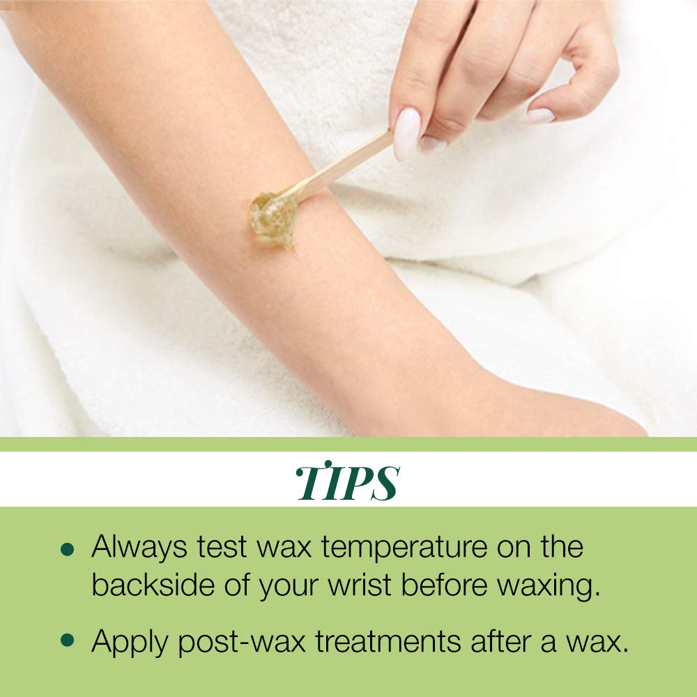 Clean + Easy Hair Removal Soft Wax With Azulene To Reduce Redness And Irritation- Ideal For Sensitive Skin, 14 oz
