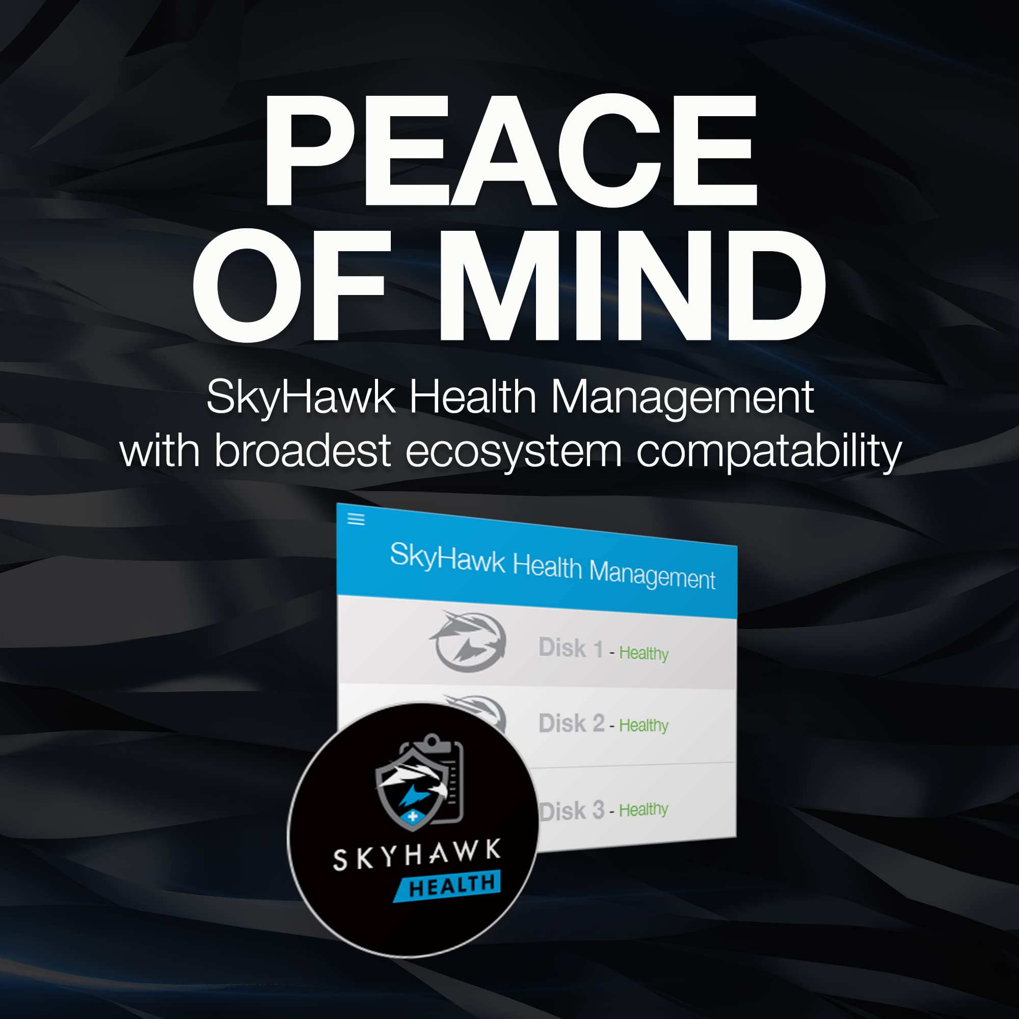 SEAGATE ST2000VXZ08 Skyhawk 2TB Surveillance Hard SATA 6Gb/s 64MB Cache 3.5" Internal Drive-Frustration Free Packaging (ST2000VX008),Mechanical Hard Disk