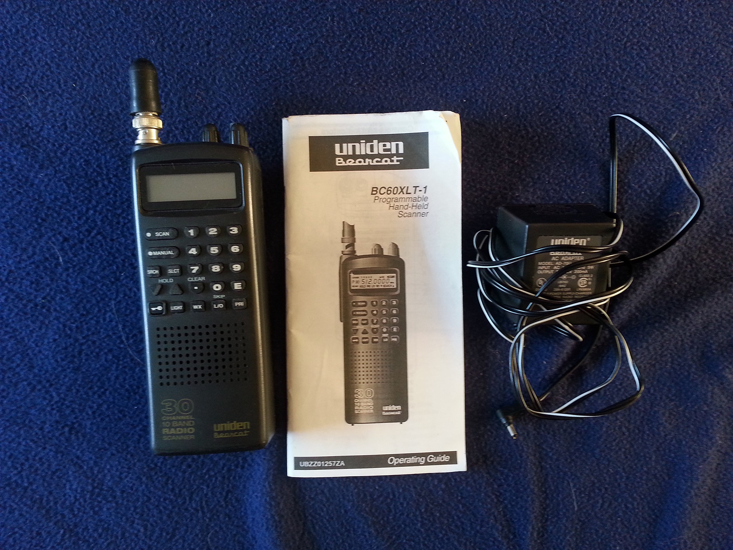 Bearcat BC60XLT-1 Handheld Scanner with 30 Channels and 10 Bands