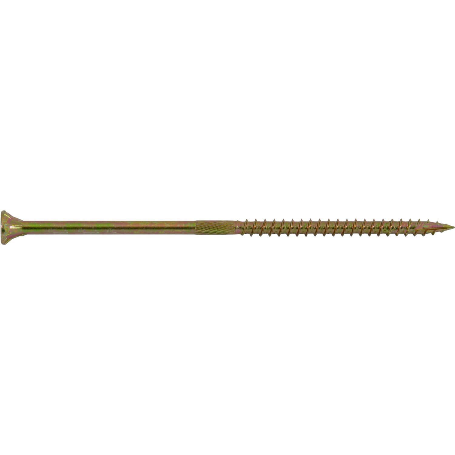 Jake Sales #10 X 6 Gold Star Wood Screw Torx/Star Drive Flat Head (1 Pound - 33 Approx. Screw Count) - Multipurpose Torx/Star Drive Wood Screws