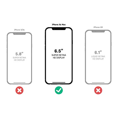 OTTERBOX COMMUTER SERIES Case for iPhone Xs Max,Synthetic Rubber,Lightweight- Retail Packaging - BESPOKE WAY (BLAZER BLUE/STORMY SEAS BLUE)