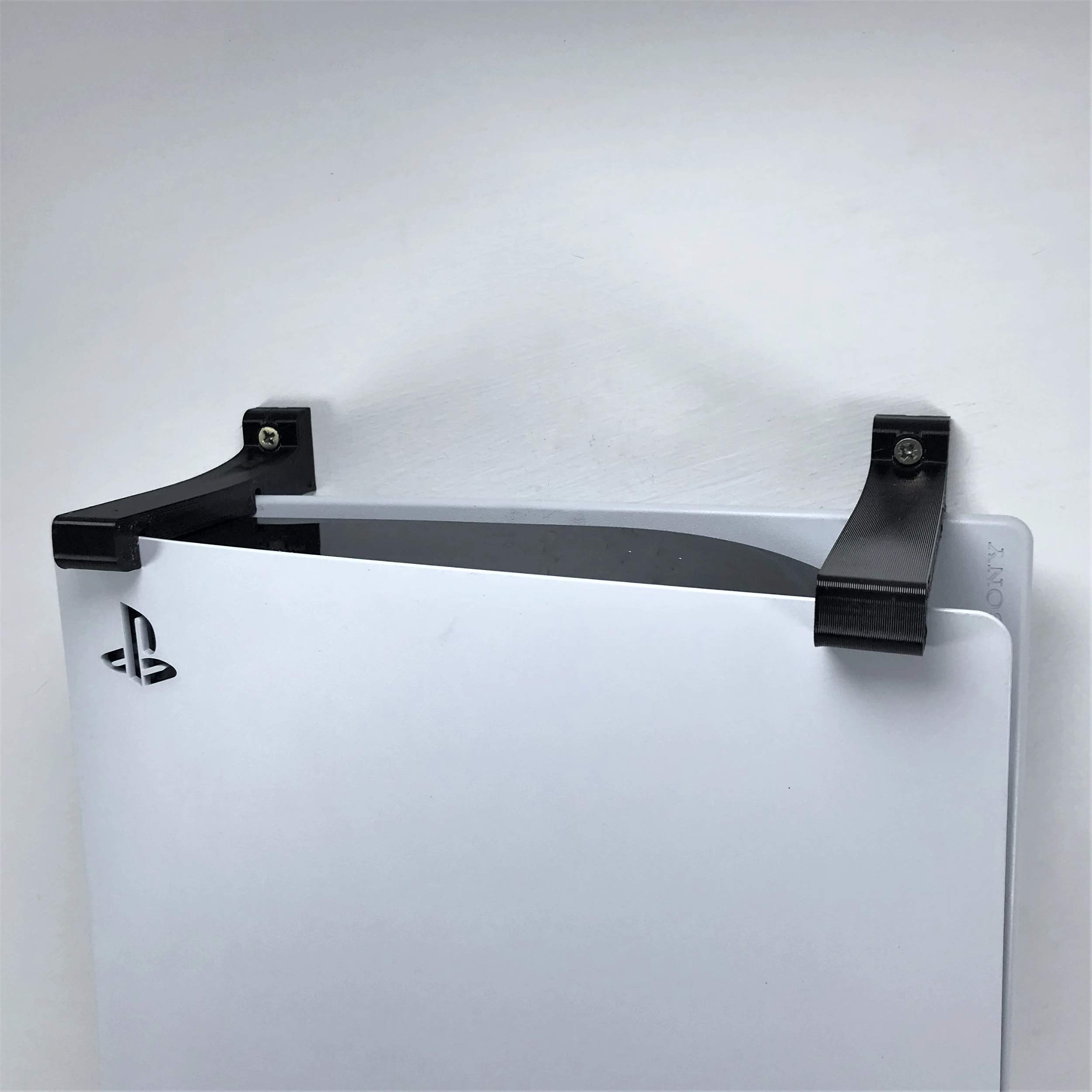 3D Cabin PS5 Wall Mount Wall Bracket Holder Stand for Play Station 5 Disc Corner Support Any Orientation Grey Left