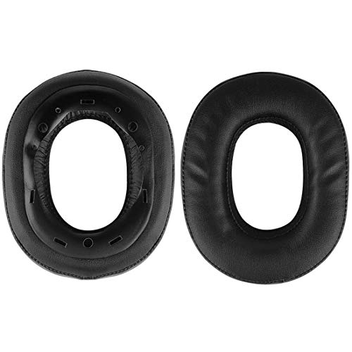 Geekria Earpad + Headband Compatible with Sony MDR-HW700, MDR-HW700DS Headphone Replacement Ear Pad + Headband Cover/Ear Cushion + Headband Protector Repair Parts Suit (Black)