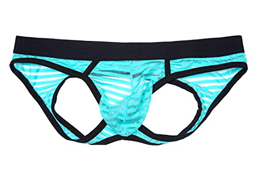 4UFIT Men's Sexy Jockstrap Athletic Supporters Underwear, Mesh Jockstraps for Men Green