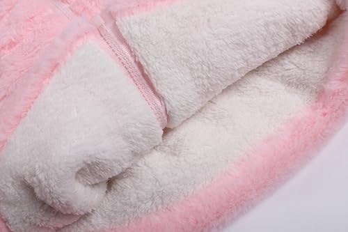 MINKIDFASHION Baby Girls Winter Autumn Warm Jacket Coat (5T, Pink)