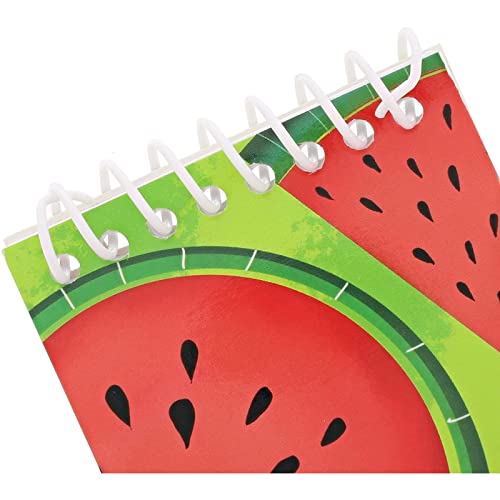 Juvale Mini Spiral-Bound Notebooks with 4 Fruit Designs (3 x 5 Inches, 24-Pack)