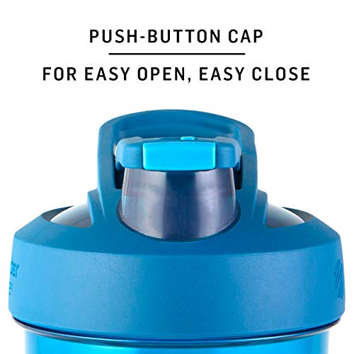 BlenderBottle Strada Shaker Cup Perfect for Protein Shakes and Pre Workout, 24-Ounce, White