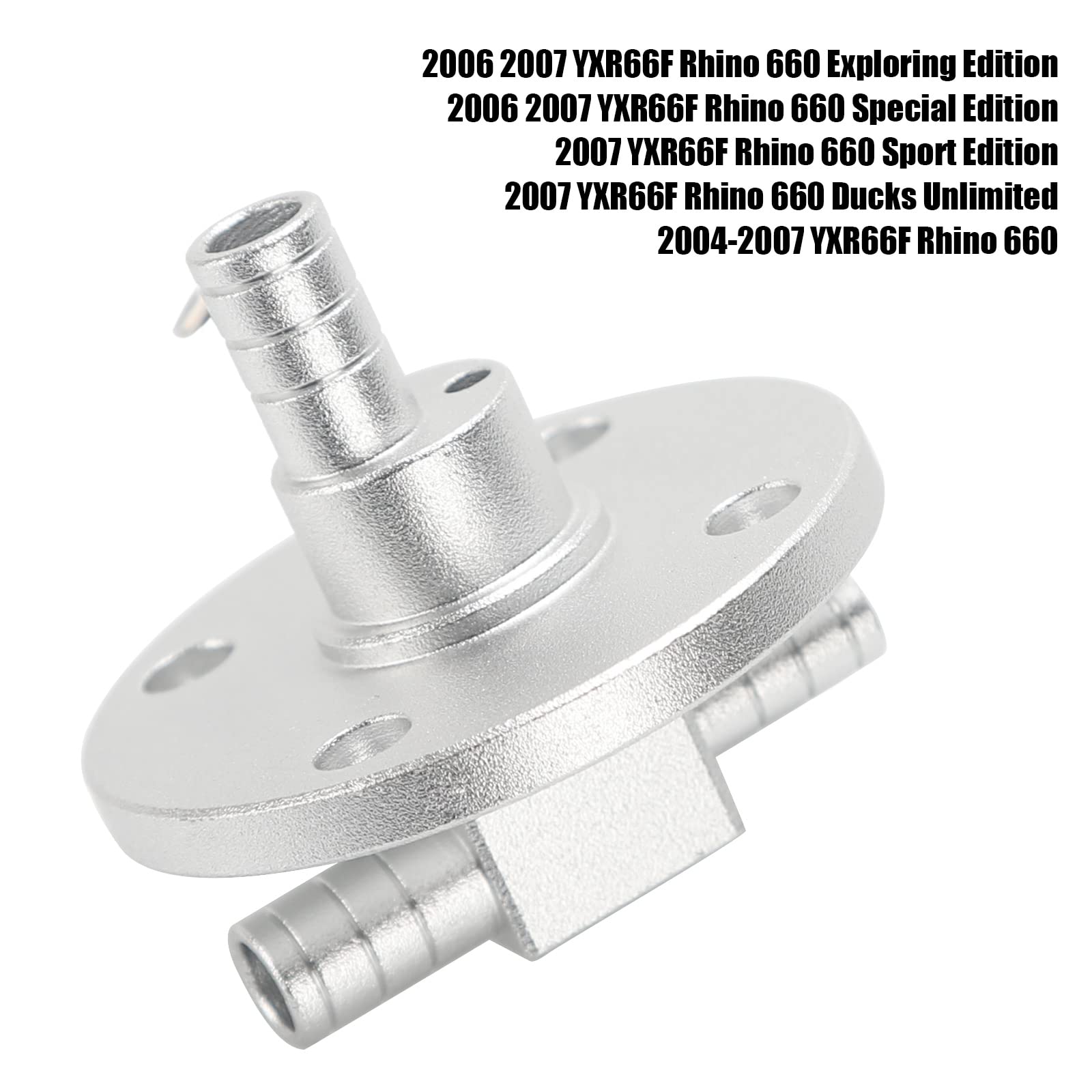 6061-T6 Aluminum Billet Fuel Pickup Gas Pump tank for Yamaha Rhino 660 Carb Models