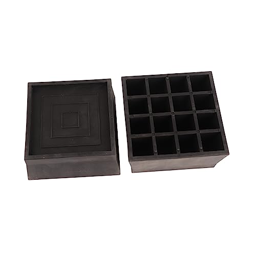 Biitfuu Furniture Riser Furniture Pad Bed Foot Booster Pad Lift Foot Pad Square TPU for Mute Waterproof Raisers Bed Risers