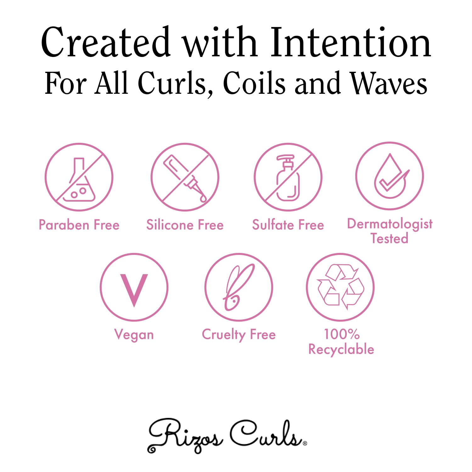 Rizos Curls Light Hold Gel, Defines with Flexible Hold, Flake-Free and Frizz-Free Voluminous Curls, Moisturize with Aloe Vera & Flaxseed, For All Curl Patterns 2a - 4c, 8 oz (Package May Vary)