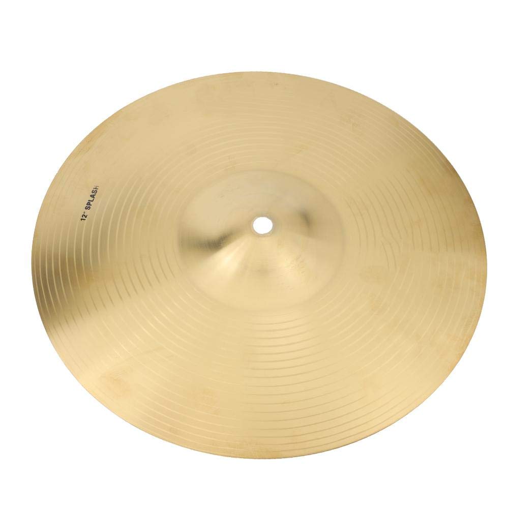 Bnineteenteam 12 inch Crash Cymbal Brass Crash Cymbal Musical Instrument Accessory for Drum Set