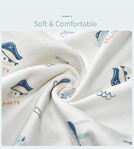 Newborn Swaddle with Hat 100% Cotton Swaddle Blankets for Baby Receiving Blanket Adjustable Sleepsack Easy Wrap Swaddle for Infant Boys Girls 0-3 Months (Stars)