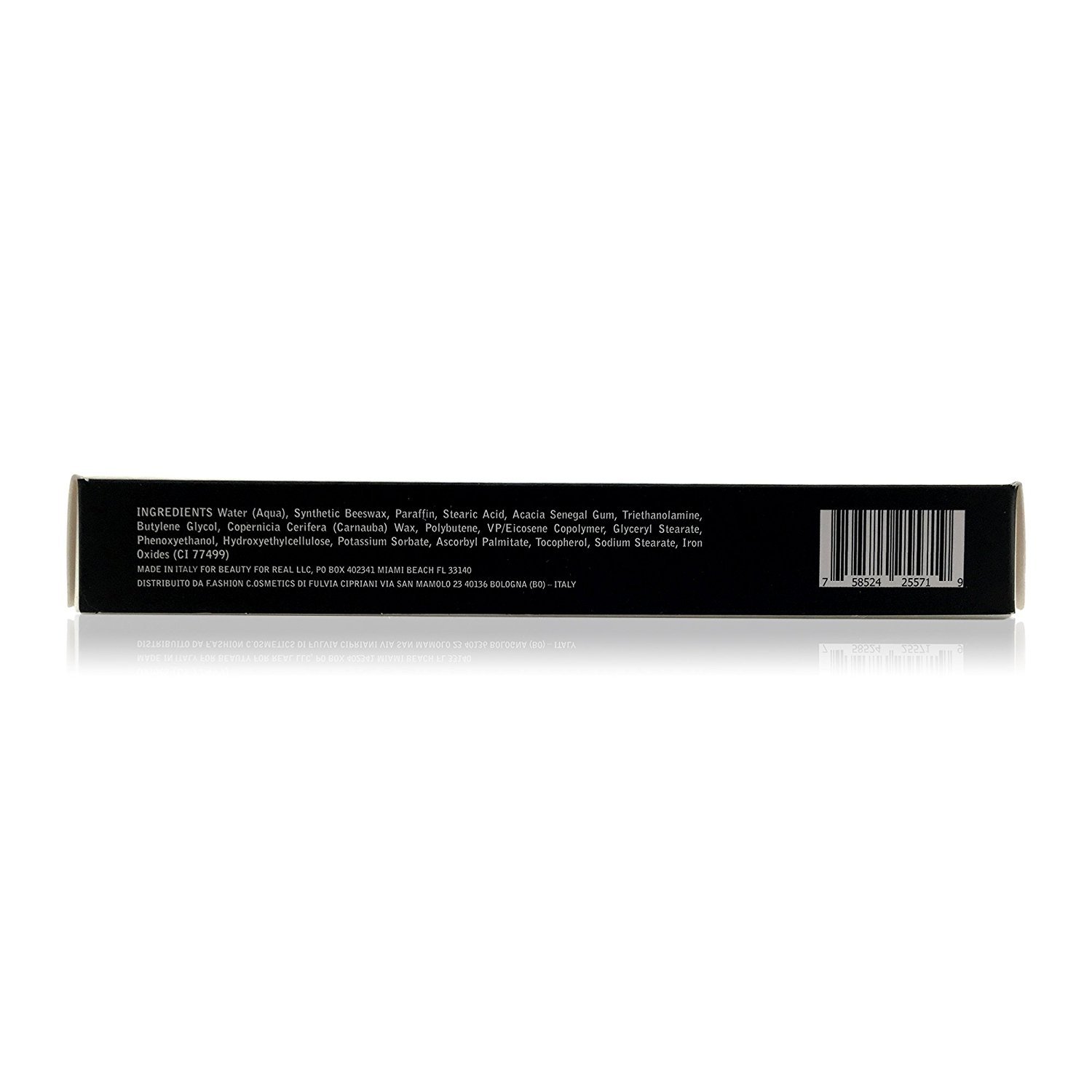 Beauty for Real Hi-Def Mascara, Just Black - Defining & Volumizing Lash Definer, Curls Lashes - Humidity & Smudge Proof - Micro Brush Ensures Versatile Application - 0.31 fl oz