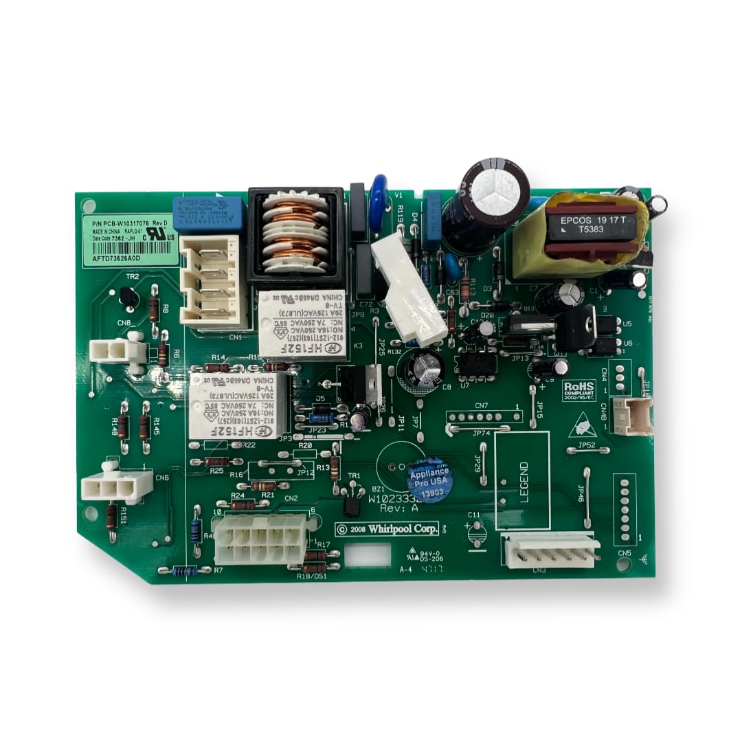 ALVBAN W10317076 Refrigerator Control Board,Replacement for Whirlpool OEM