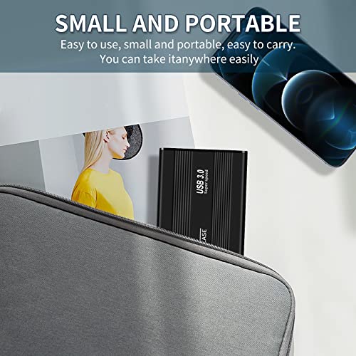 640GB 2.5 Inch Portable External Hard Drive USB 3.0 HDD Storage Compatible for PC, Desktop, Laptop, Mac, MacBook, Chromebook, Xbox One,PS5, PS4